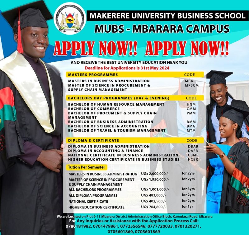 Call for Applications : Undergraduate Private Admissions - MUBS News